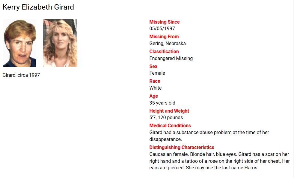 MISSING: Kerry E Girard – Daily News by Hale Multimedia